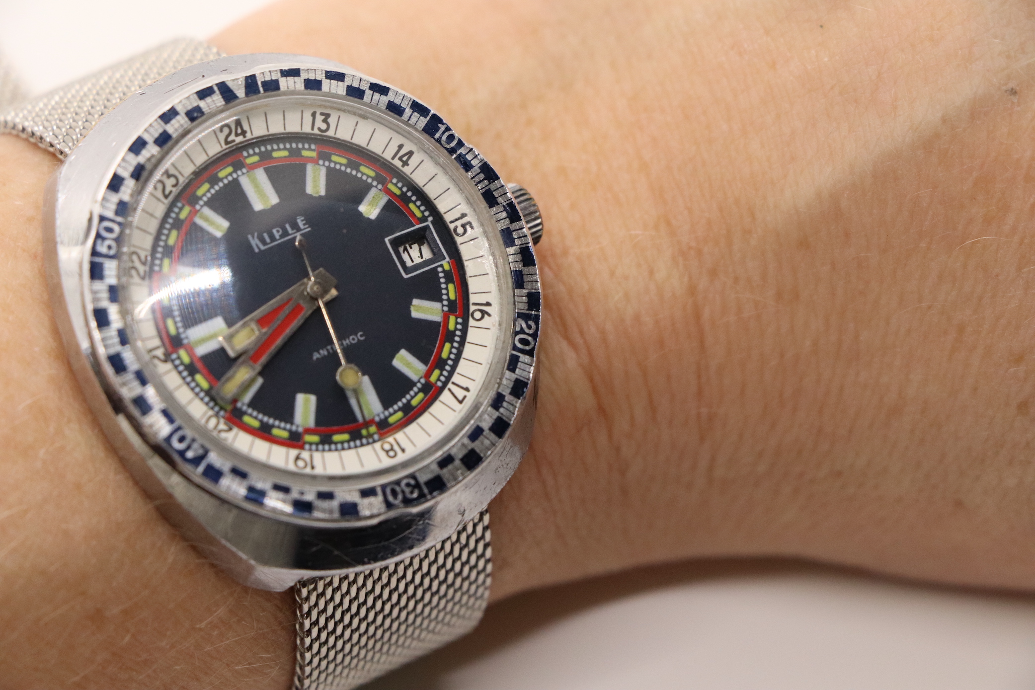 Kiple Racing Driver’s Watch – 1970 Manual Steel Timepiece, Unique ...