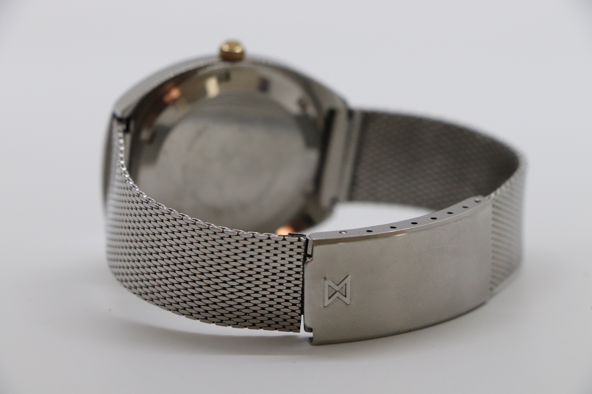 Vintage Edox Swiss Watch 55 Years Old Original Milanese Strap Flawless ...